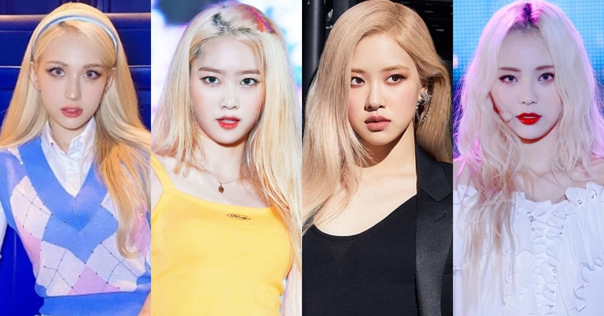 Rosé và 8 nữ idol Kpop sở hữu nhan sắc trời sinh hợp với màu tóc vàng
