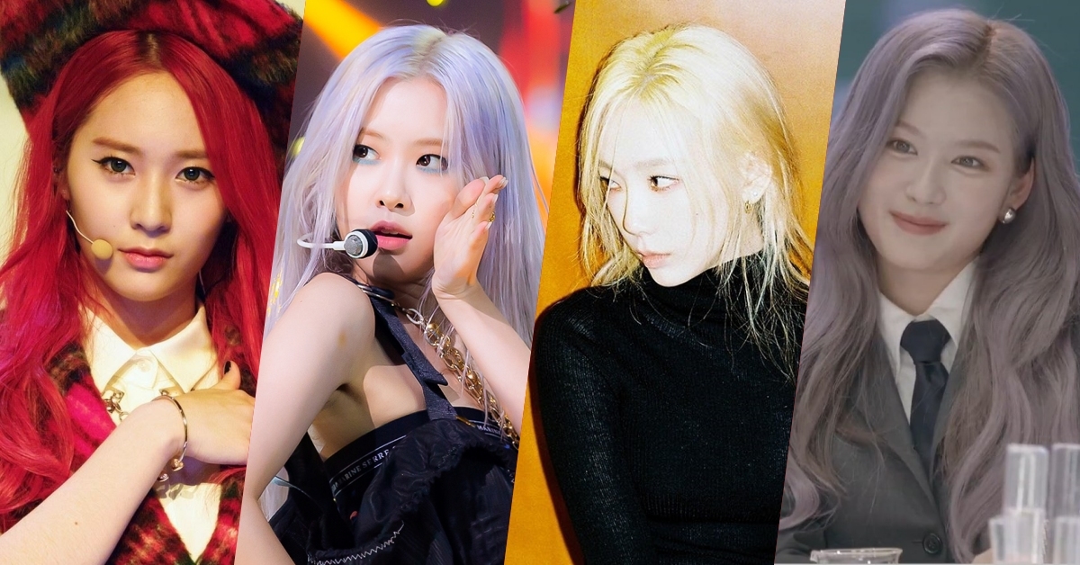 Rosé và những mỹ nữ nhuộm tóc đỉnh nhất của làng nhạc Kpop