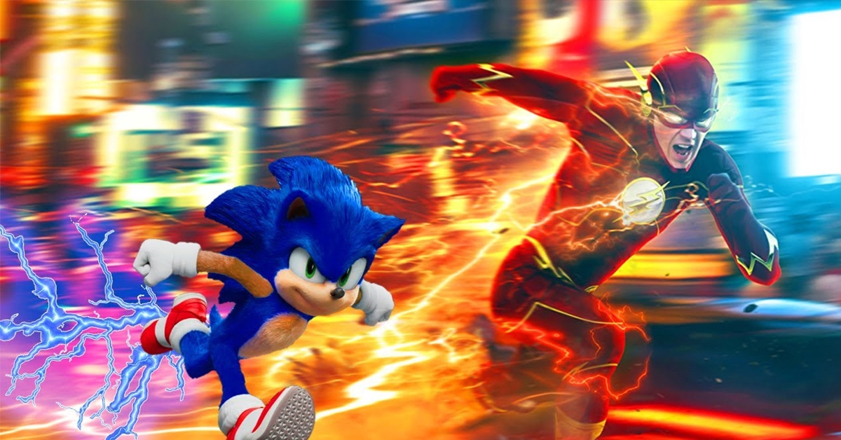 So kè tốc độ của Sonic và The Flash: Một chín, một mười