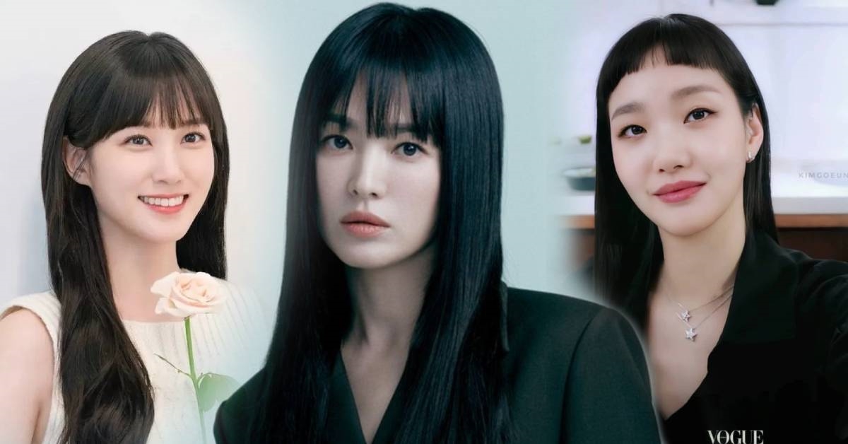 Song Hye Kyo, Lim Ji Yeon và những mỹ nhân Kbiz để tóc mái bằng
